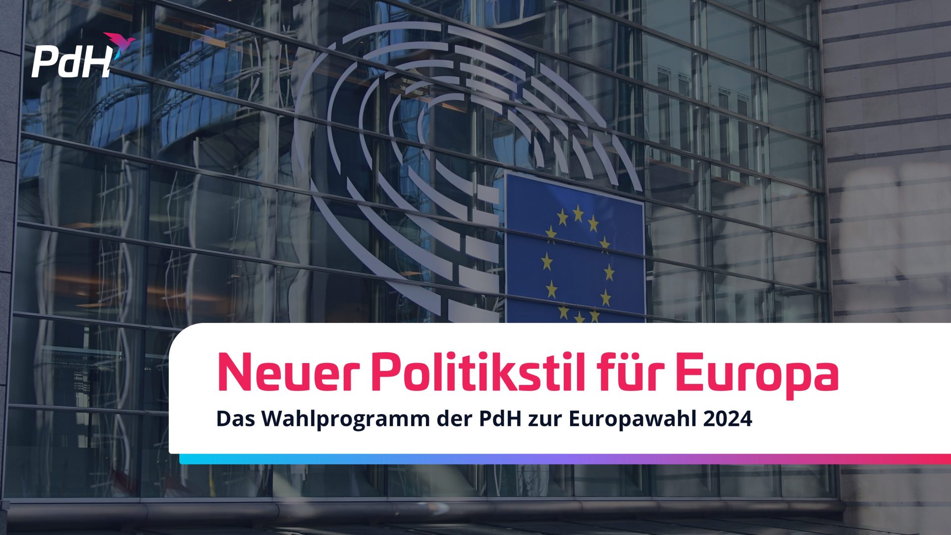 Wahlprogramm Europawahl 2024 (Leichte Sprache) - Partei der Humanisten