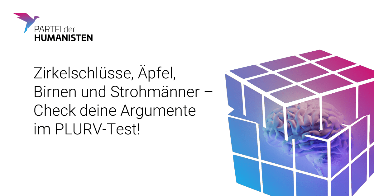 Mit unseren PLURV-Infos Diskussionen verbessern - Partei der Humanisten