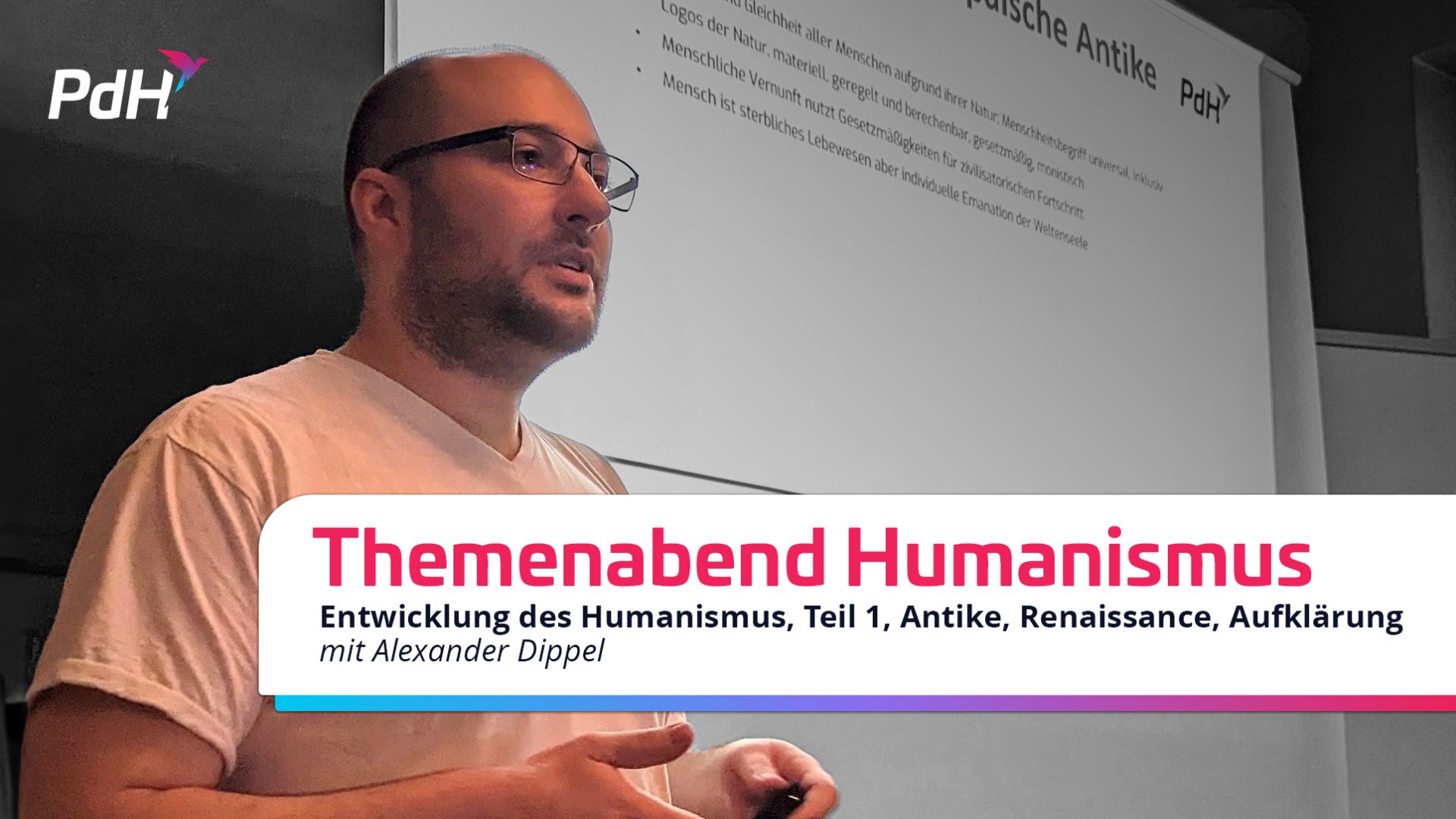 Online-Themenabend: Entwicklung des Humanismus, Teil 1 - Antike ...